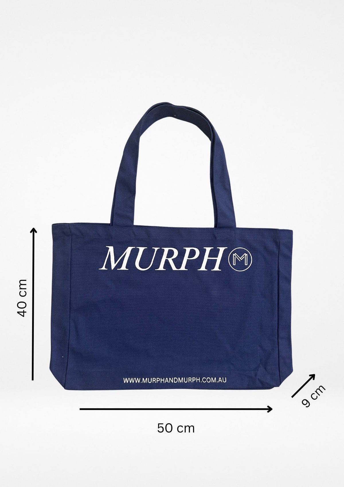 Murph Logo Tote Navy – murph&murph